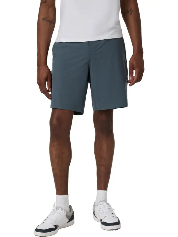 Vuori Aim 8" Chino Shorts - Blue Sea Slub Stripe