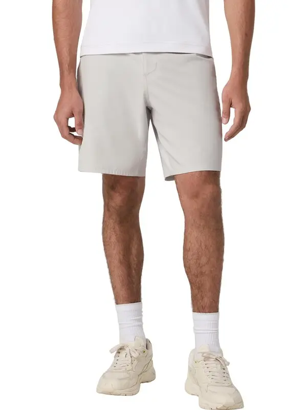 Vuori Aim 8" Chino Shorts - Salt Linen Texture