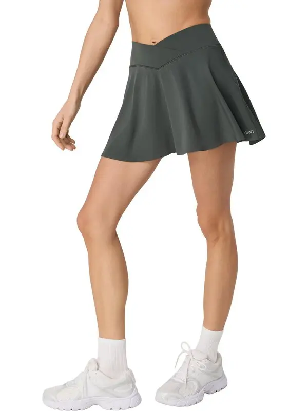 Vuori Clementine Flounce Skirt - Dark Jade