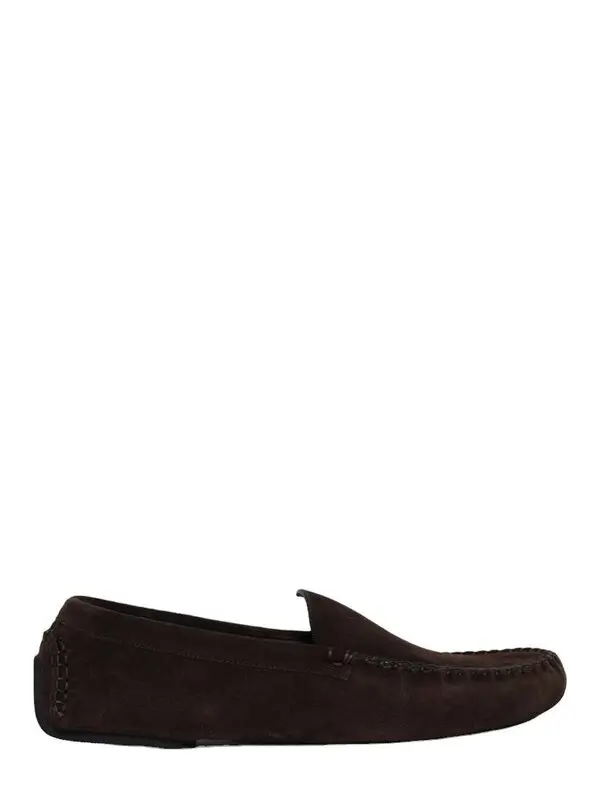 THE ROW Lucca Lacquer Slip-on Loafers - Brown