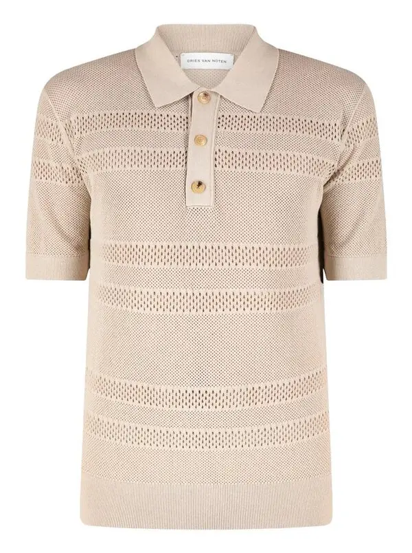 Dries Van Noten Mercy Polo - Beige