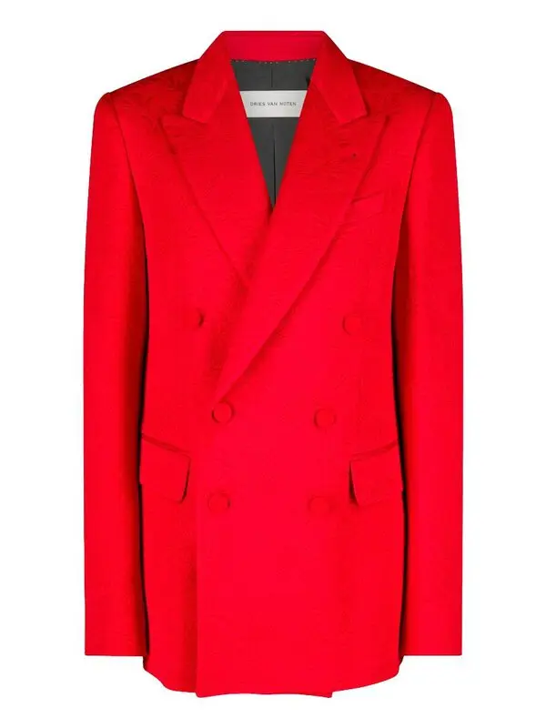 Dries Van Noten Barry Blazer - Red