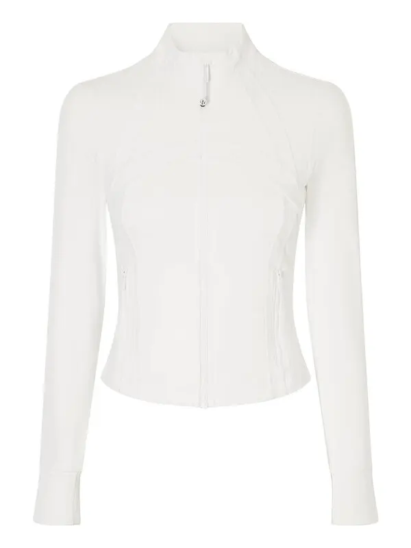 Lululemon Define Cropped Nulu Jacket - White