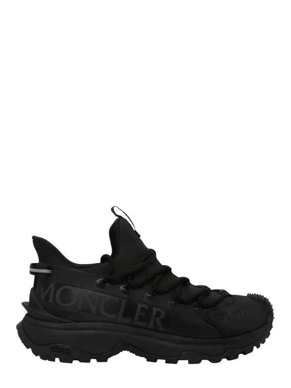 Moncler Trailgrip Lite 2 Logo-lettering Sneakers - Black