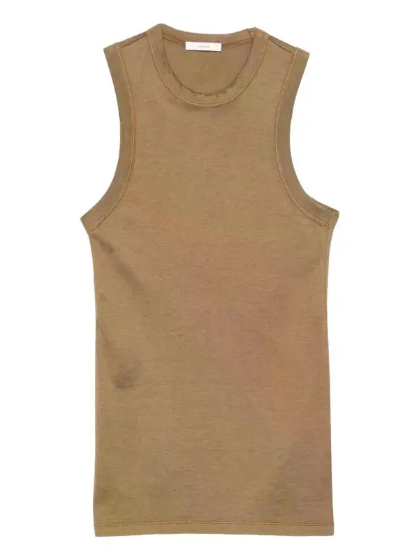 HAIKURE Crew-neck Tank Top - Green
