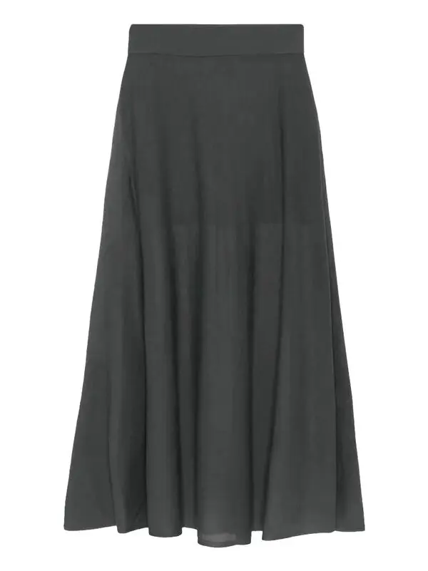 DRYKORN Tensya Flared Midi Skirt - Grey