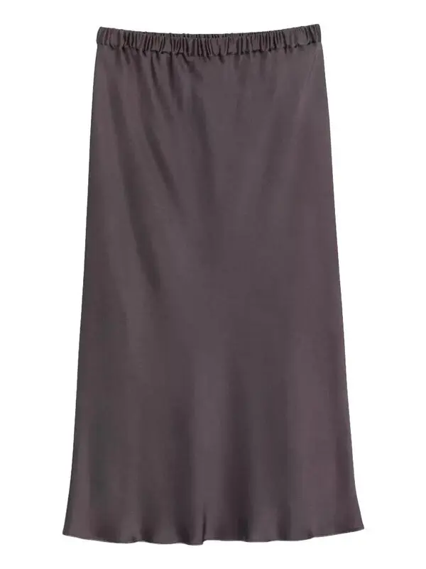 Antonelli Firenze Orinoco Elastic-waistband Midi Skirt - Purple