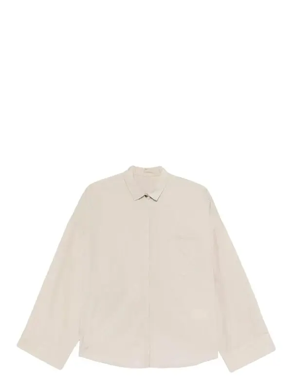 NINE:INTHE:MORNING Amanda Pocket Shirt - Neutrals
