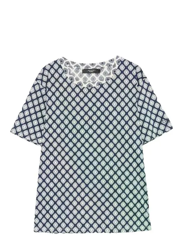 Max Mara Printed T-shirt - Blue