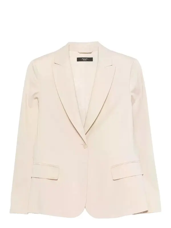 Max Mara Notched-lapel Blazer - Neutrals