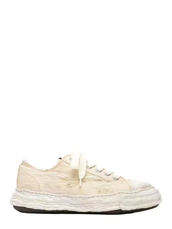Mihara Yasuhiro Peterson23 Ripped Overdye Sneakers - Neutrals