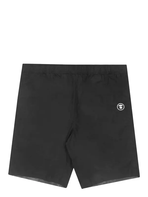 AAPE BY *A BATHING APE Logo-print Shorts - Black