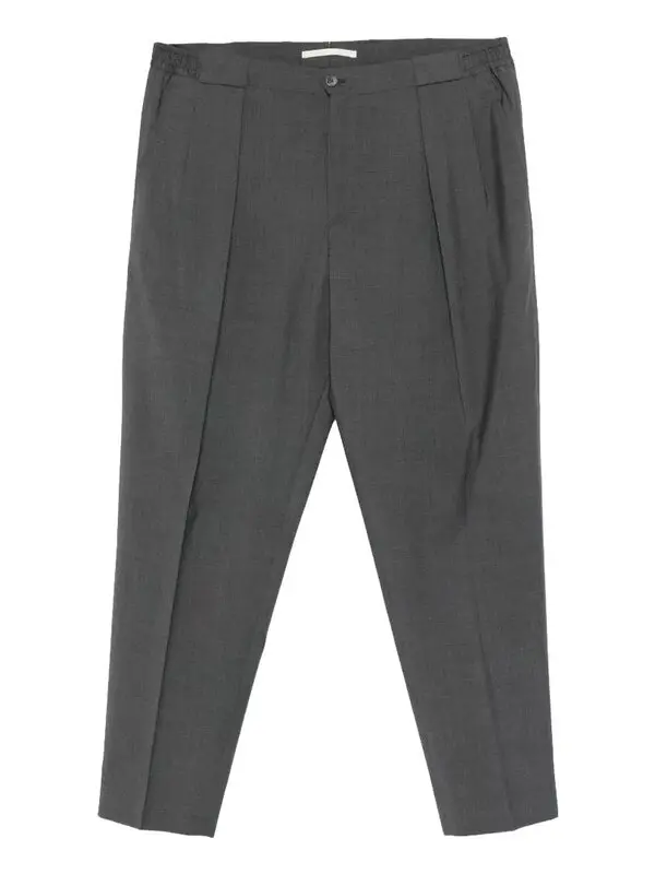 BRIGLIA 1949 Portobellos Pleated Trousers - Grey