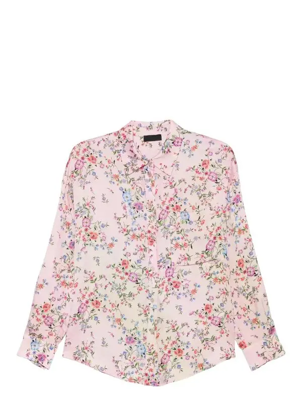 Liu Jo Floral Print Shirt - Pink