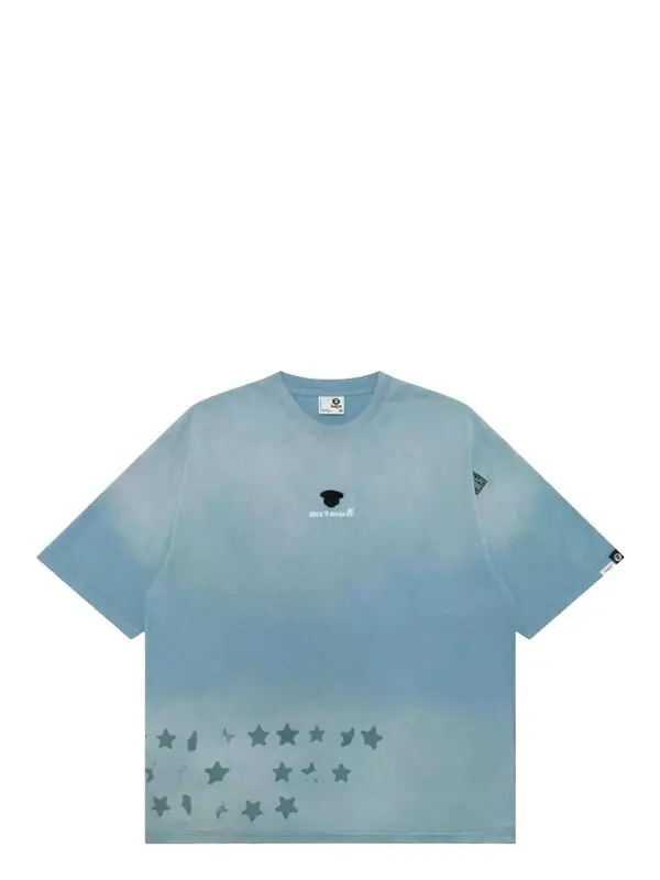 AAPE BY *A BATHING APE Star-print T-shirt - Blue
