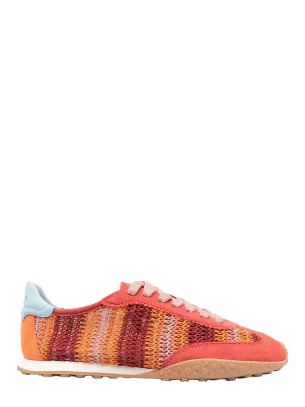 HOFF Striped Panelled Sneakers - Orange