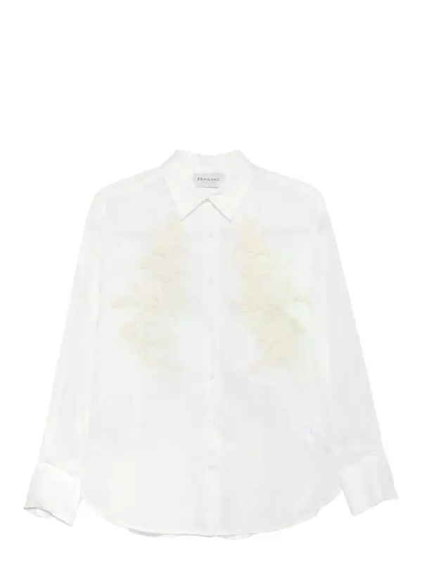 ERMANNO FIRENZE Embroidered Shirt - White