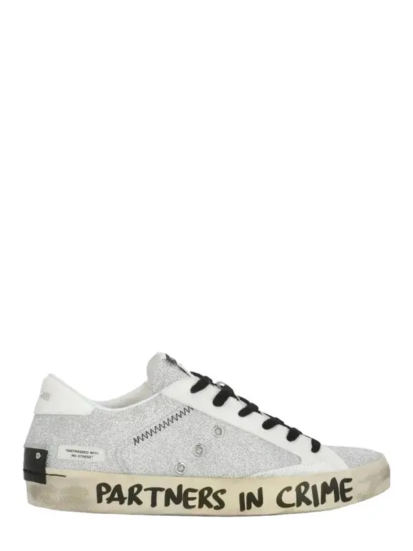 CRIME LONDON Lace-up Sneakers - Silver