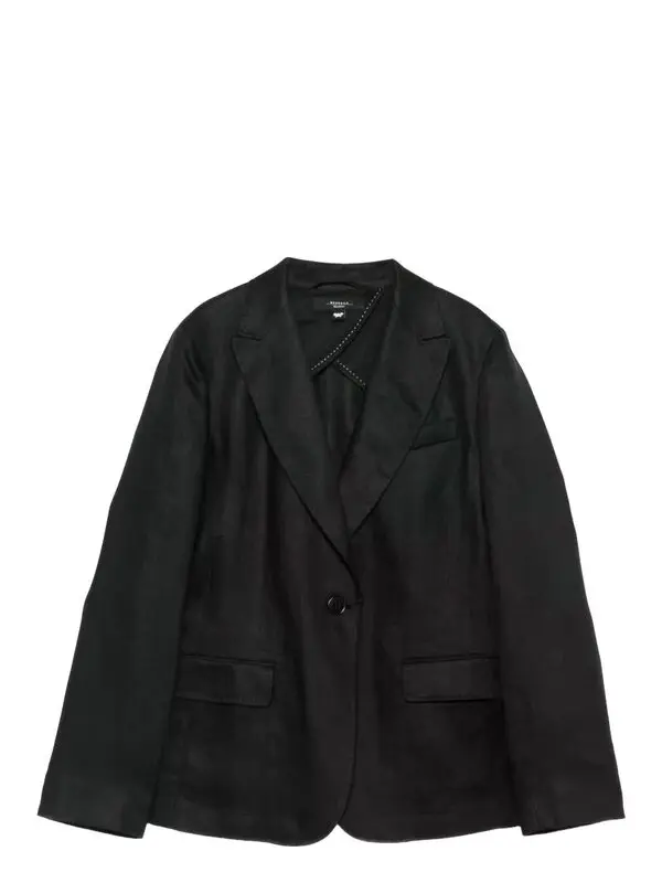 Max Mara Single-breasted Blazer - Black