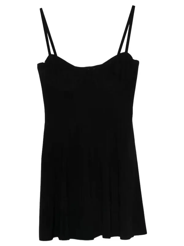 Norma Kamali Strap Mini Dress - Black