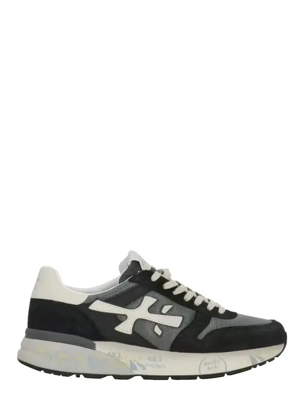 Premiata Mick 8085 Logo-appliqué Sneakers - Black