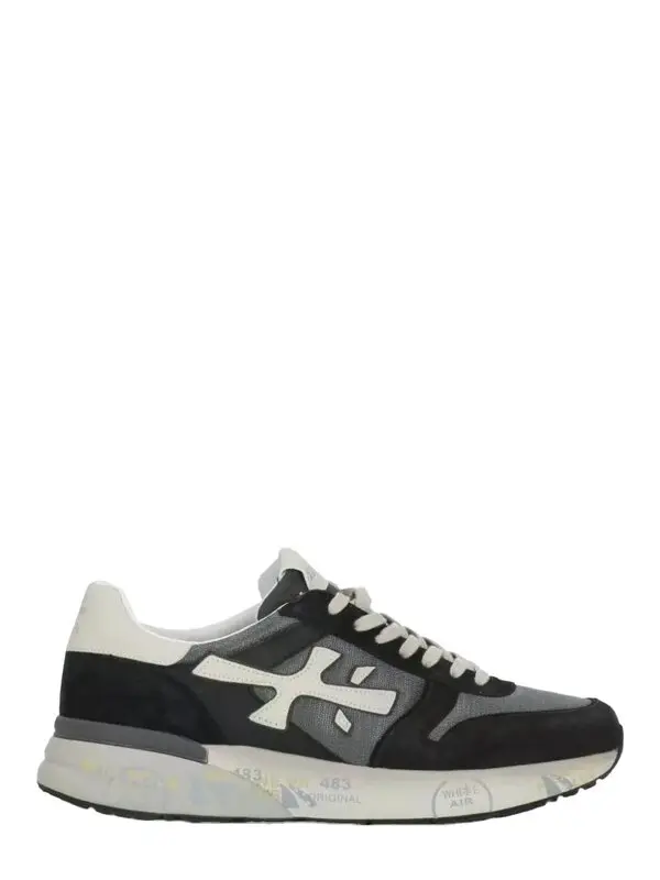 Premiata Mick 8085 Logo-appliqué Sneakers - Black