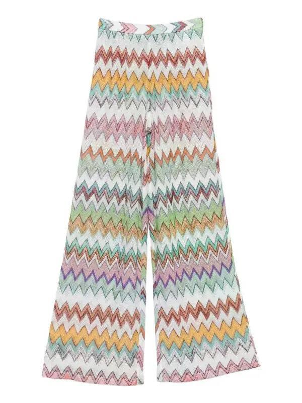 Missoni Zigzag Cover-up Trousers - White