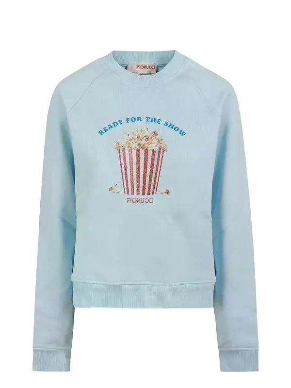 Fiorucci Graphic-print Sweatshirt - Blue