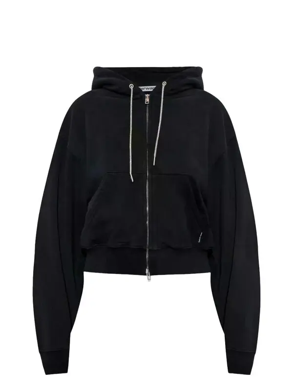 Alexander Wang Zip-up Hoodie - Black