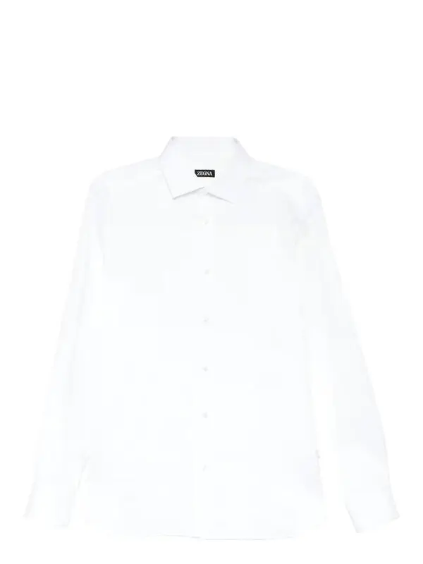 Zegna Buttoned Shirt - White