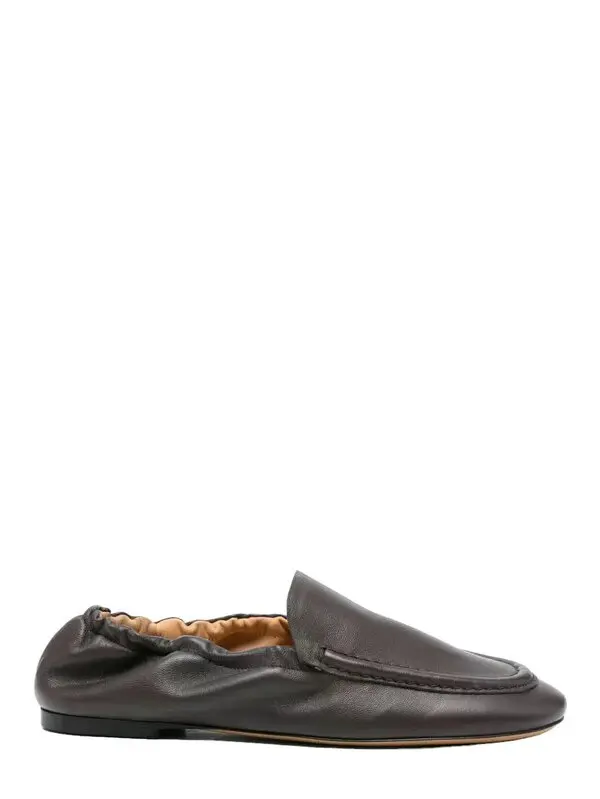 ODISSI Juno Round-toe Loafers - Brown