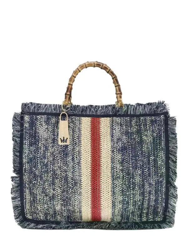 LA MILANESA Ortensia Tote Bag - Blue