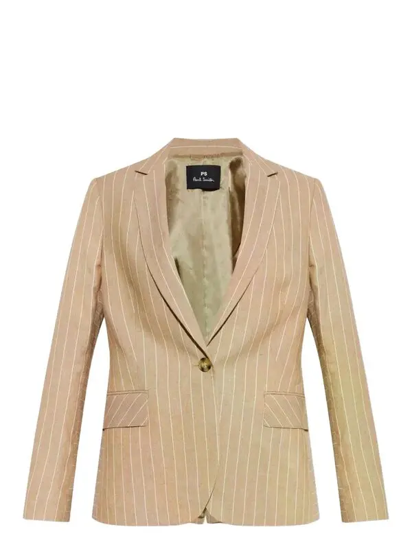 Paul Smith Pinstripe Blazer - Neutrals