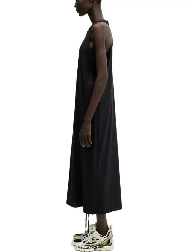 Y3 X Yohju Yamamoto Racer Cinch Sleeveless Midi Dress - Black