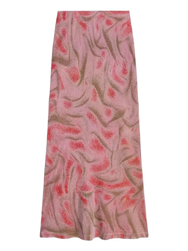 MARGHERITA MACCAPANI Lu Patterned Skirt - Pink