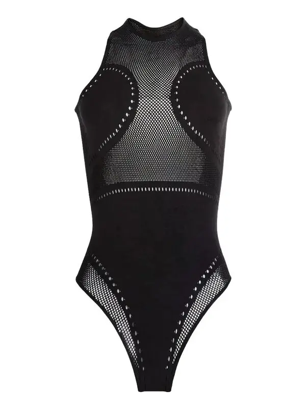MARGHERITA MACCAPANI Open-back Sleeveless One-piece - Black