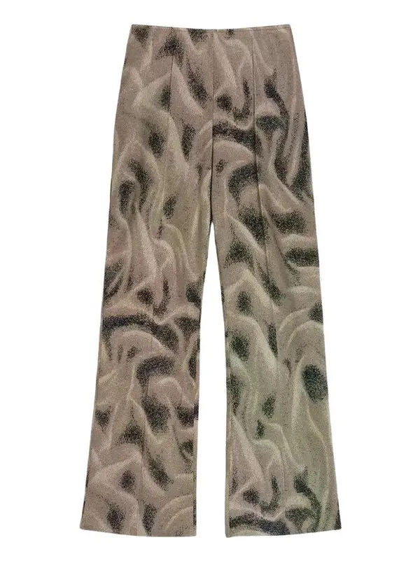 MARGHERITA MACCAPANI Printed Trousers - Neutrals
