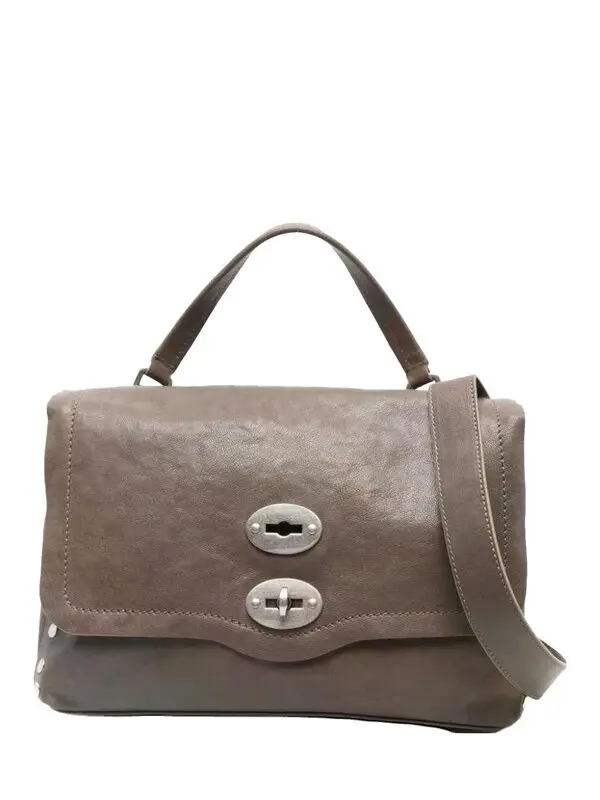 ZANELLATO Baby Postina Leather Tote - Grey