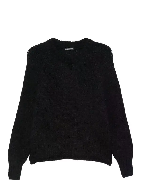 SUSANNE BOMMER Crew-neck Wool Sweater - Blue