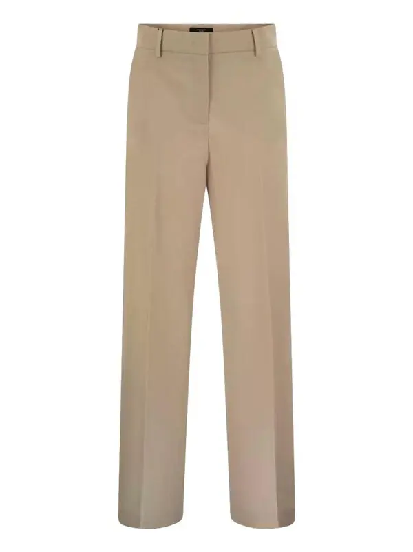 Max Mara Visivo Wool Trousers - Neutrals