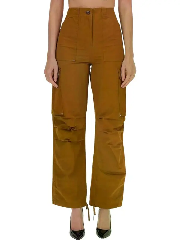 Rabanne Cargo Trousers - Brown