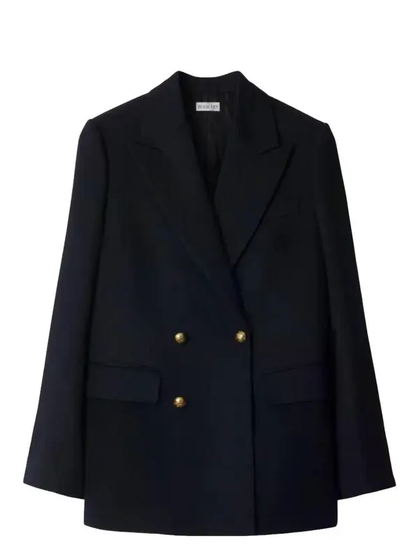 Burberry Wool Double-breasted Blazer - Blue