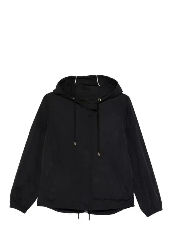 Emporio Armani Hooded Blouson Jacket - Black