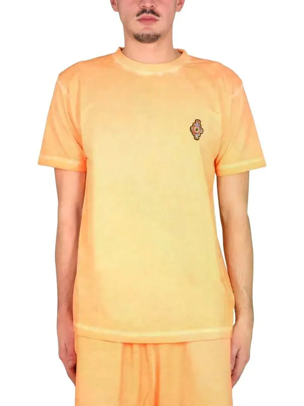 COUNTY OF MILAN Sunset Cross Short-sleeve T-shirt - Orange