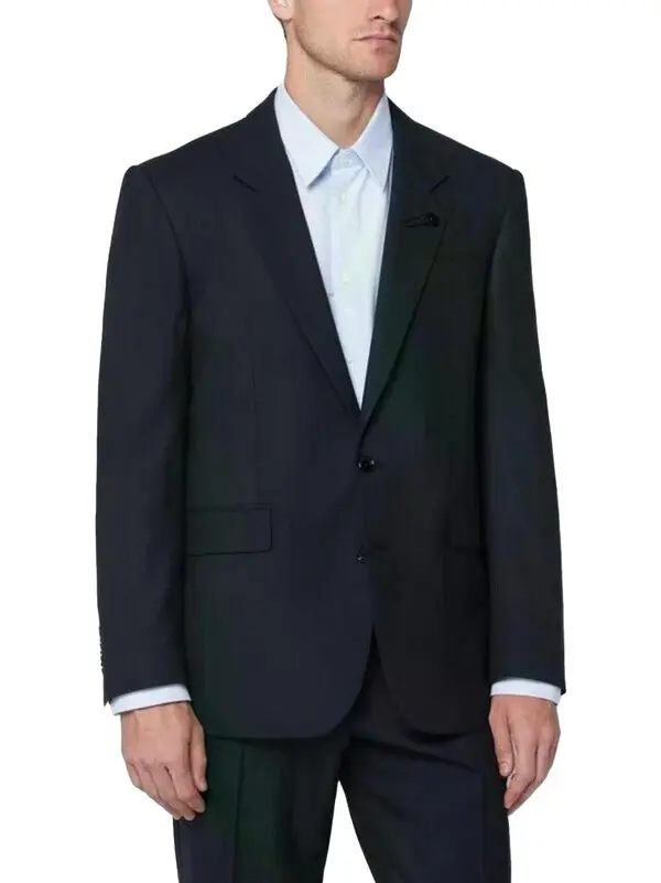 LARDINI Single-breasted Blazer - Blue