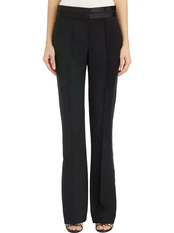Helmut Lang Flared Tailored Trousers - Black