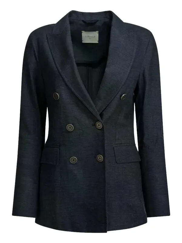 CIRCOLO 1901 Double-breasted Blazer - Blue
