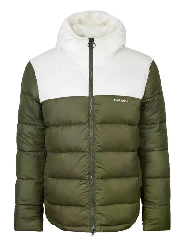 Barbour Quilted Hooded Jacket - Green