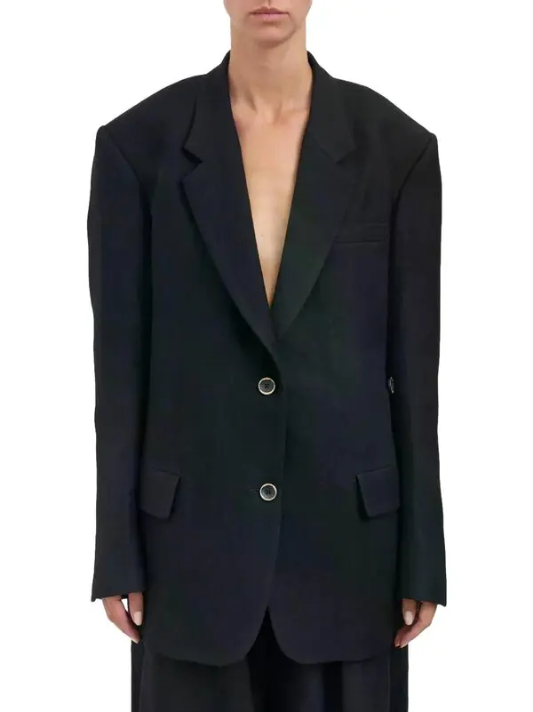 UMA WANG Kava Blazer - Black