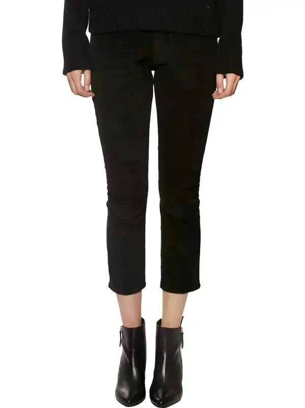 Dsquared2 Flared Velvet Trousers - Black
